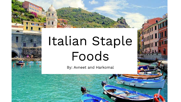 Italian Staple Foods Concept Map by HB - 11RA 758593 Chinguacousy SS on ...