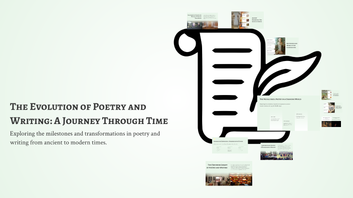 The Evolution of Poetry and Writing: A Journey Through Time by العنود م ...