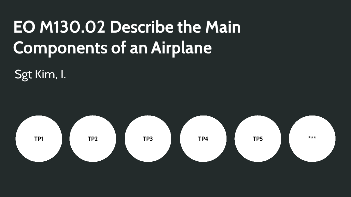 EO M130.02 – Describe The Main Components Of An Airplane by Ian Kim on ...