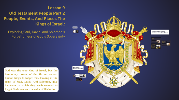 The First Three Kings of Israel: A Journey of Disobedience by Tevin ...