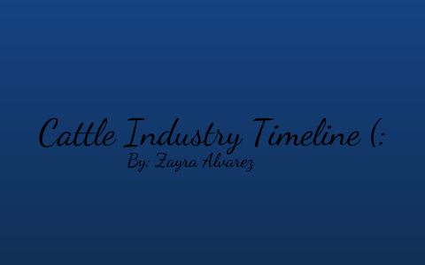 Cattle Industry Timeline by zayra alvarez on Prezi