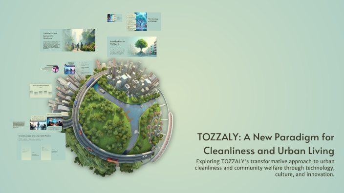 TOZZALY: A New Paradigm for Cleanliness and Urban Living by Shukhrat ...