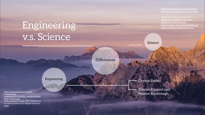 Engineering v.s. Science by Cayson Walz on Prezi