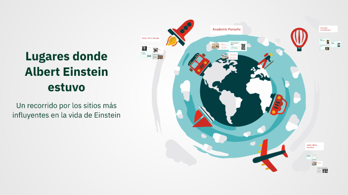 Lugares donde Albert Einstein estuvo by Xinyun Hu on Prezi