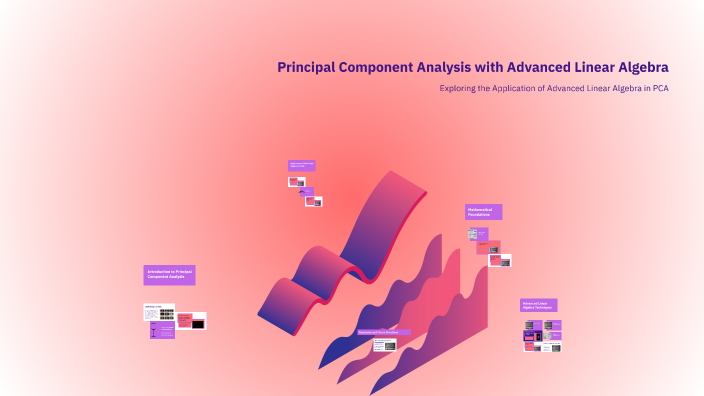 Principal Component Analysis with Advanced Linear Algebra by Anany Singh on Prezi