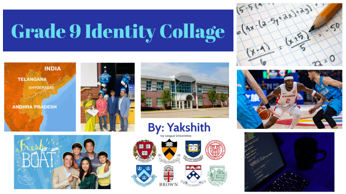 Grade 9 Identity Collage by Yakshith Kommineni - Castlemore PS (1426 ...