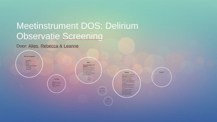 DOS observatielijst by Alies Oterdoom on Prezi