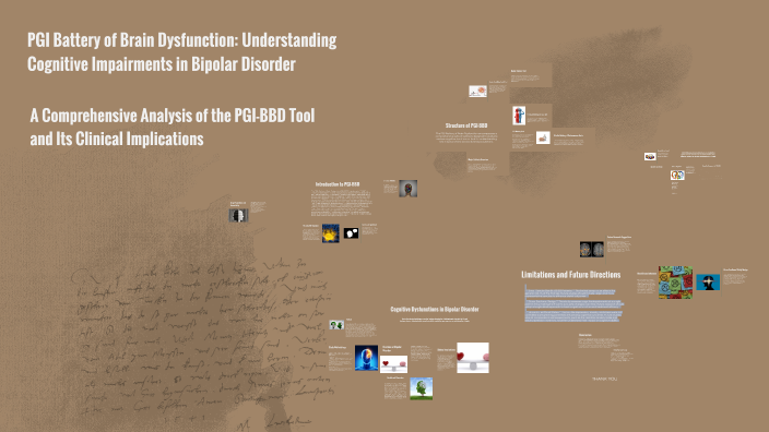 PGI Battery of Brain Dysfunction: Understanding Cognitive Impairments in Bipolar Disorder by ...