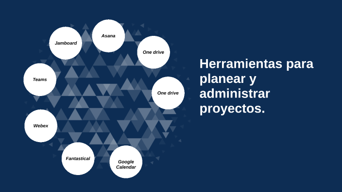 Herramientas para planear y administrar proyectos. by Gabriela Flores