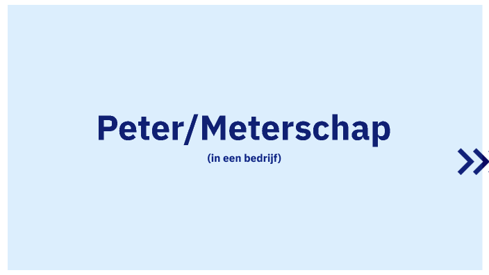 Peter/Meterschap by Kaat Blockx on Prezi