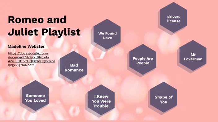 Romeo and Juliet Playlist by Madeline Webster on Prezi