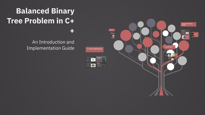 Balanced Binary Tree Problem in C++ by Piyush Tiwari on Prezi