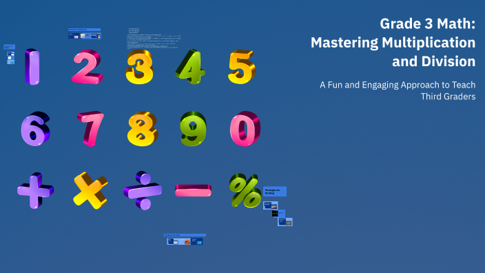Grade 3 Math: Mastering Multiplication and Division by Chase Sanders on ...
