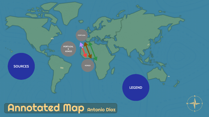 Annotated Map of influence by Antonio Diaz Hernandez on Prezi