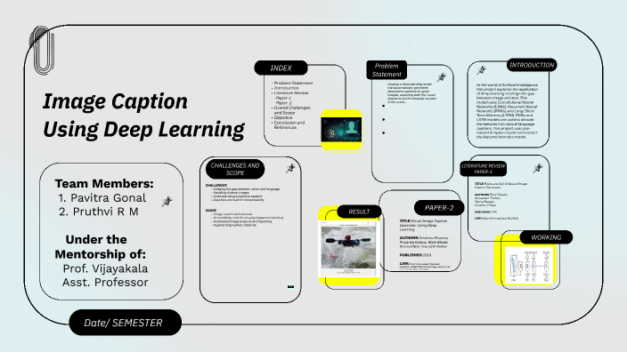 Image Caption Generator Using Deep Learning by Pavitra Prakash on Prezi
