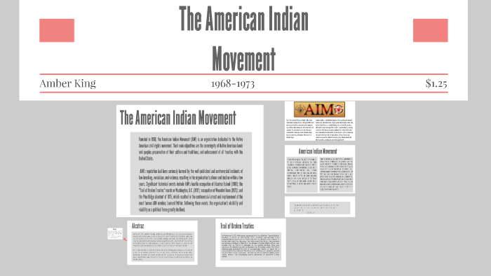 The American Indian Movement by Amber King on Prezi