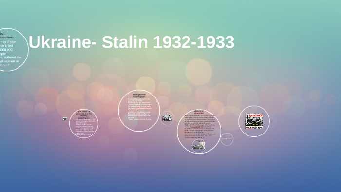 Ukraine- Stalin 1932-1933 by Hannah Quincy on Prezi