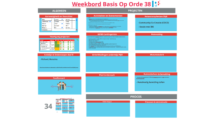 Weekbord OL Basis op Orde by Anton Ebbers