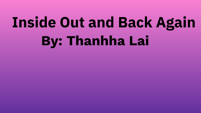 Inside out and back again Plot diagram by Cooper Curtis on Prezi