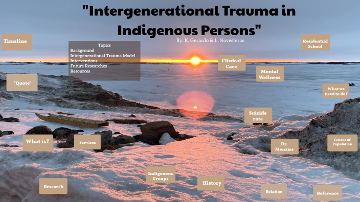 Intergenerational Trauma in Indigenous Persons by Louis Novesteras on Prezi