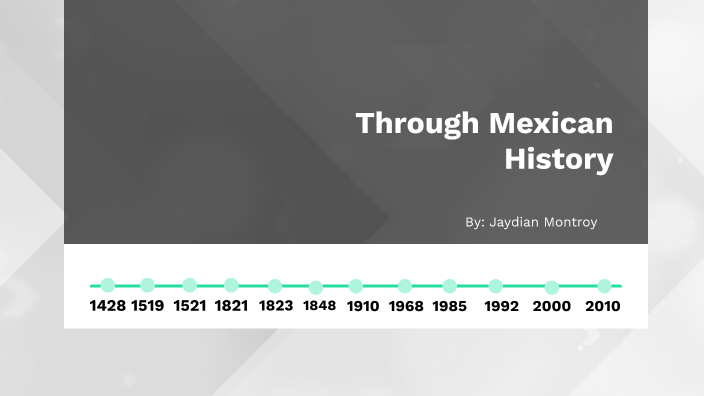 Mexican Timeline by Jaydian Montroy on Prezi