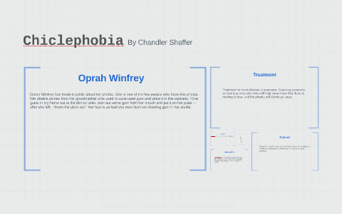 Chiclephobia by First Name Last Name on Prezi