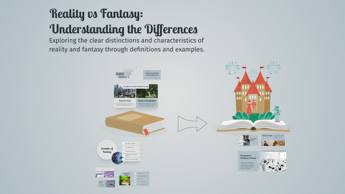 Reality vs Fantasy: Understanding the Differences by Mark Pelayo on Prezi
