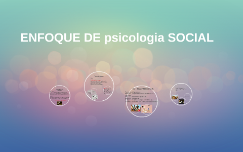 ENFOQUE DE psicologia SOCIAL by Carolina Cabrera on Prezi