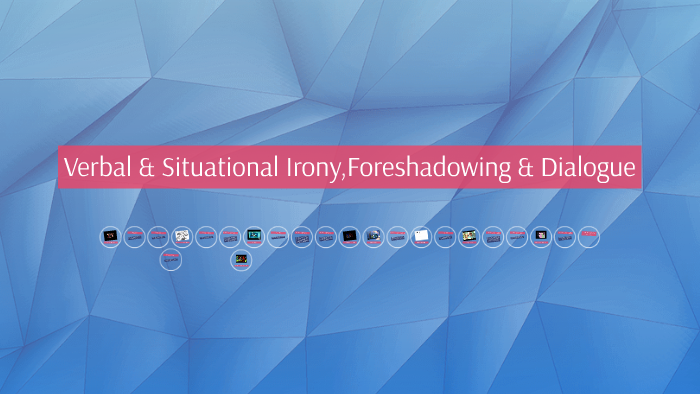 Verbal Irony, Situational Irony, Dramatic Irony, Foreshadowing ...