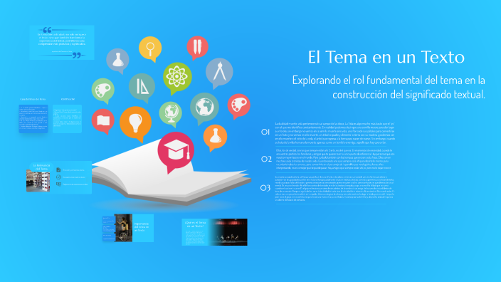 Importancia del Tema en un Texto by NORMA DALIA LARA MAGAÑA on Prezi