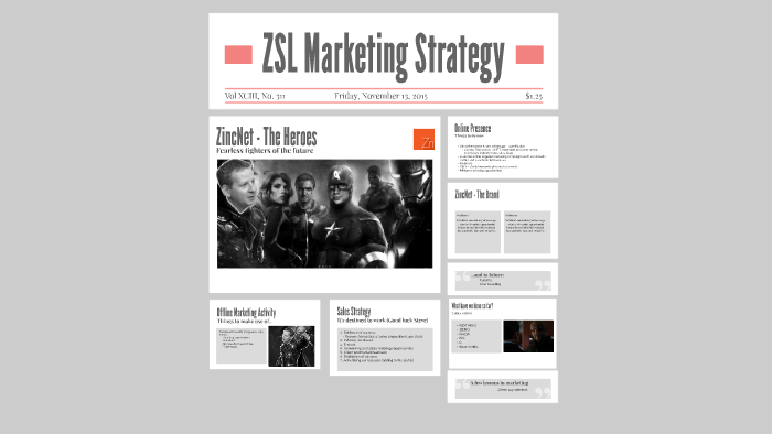 ZSL Marketing Strategy by Alfred Res on Prezi