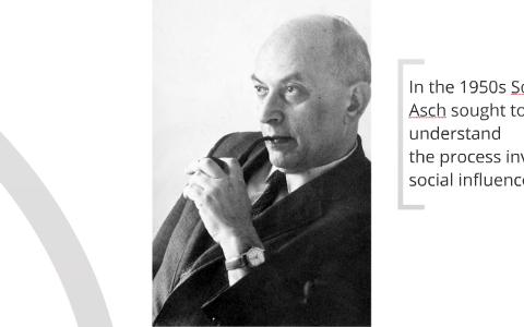 Asch (1955) Opinions and Social Pressure by nigel cannar on Prezi