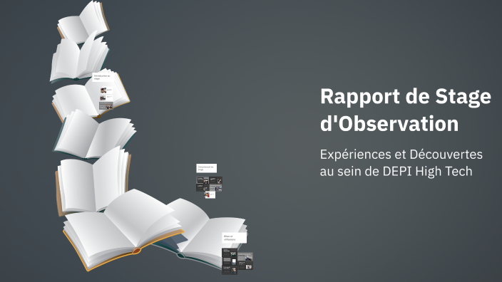 Rapport de Stage d'Observation by Yanis afakir on Prezi