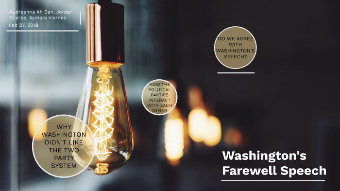 Washington's Speech by Jordan Ellerbe on Prezi