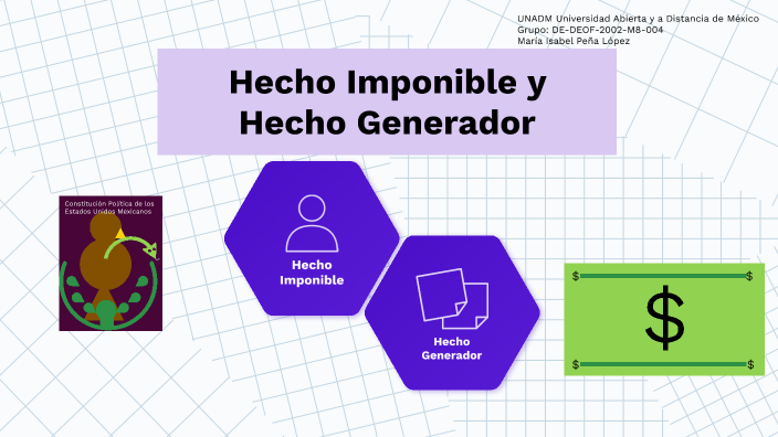Hecho Imponible y Hecho Generador by Isabel Peña López on Prezi