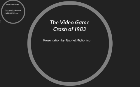 The Video Game Crash of 1983 by Gabriel Miglionico on Prezi