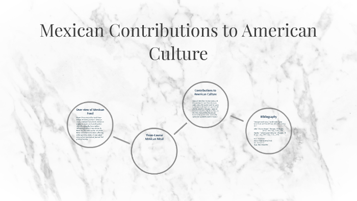 Mexican Contributions to American Culture by on Prezi