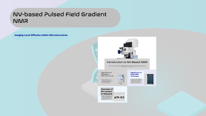 NV-based Pulsed Field Gradient NMR by S K Shree Ram on Prezi