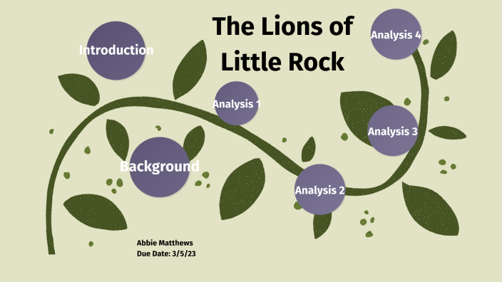 The Lions of Little Rock by Abbie Matthews