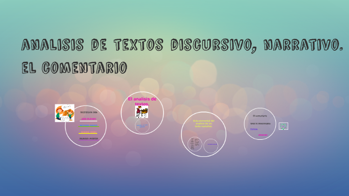 analisis de textos discursivo, narrativo. el comentario by jhianna ...