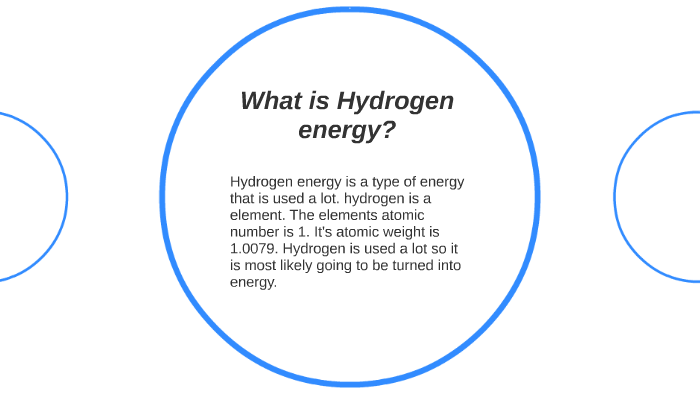 What is Hydrogen energy by Joseph Ferrell on Prezi