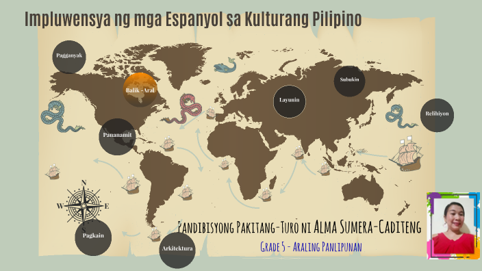 Impluwensiya ng mga Espanyol sa Kulturang Pilipino by Alma Sumera-Caditeng on Prezi