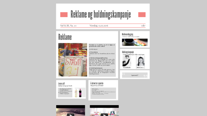 Reklame og holdningskampanje by on Prezi