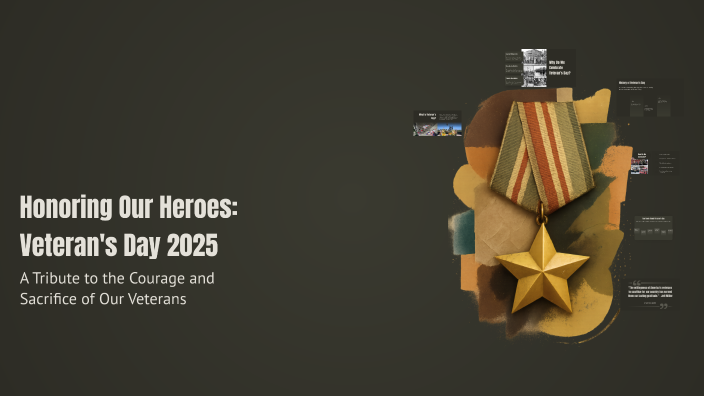Honoring Our Heroes: Veteran's Day 2025 by Linda Cooper on Prezi