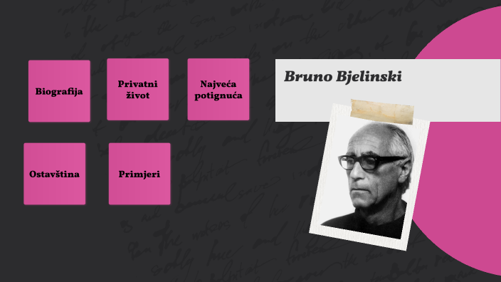 Bruno Bjelinski by Viktorija Nekić on Prezi