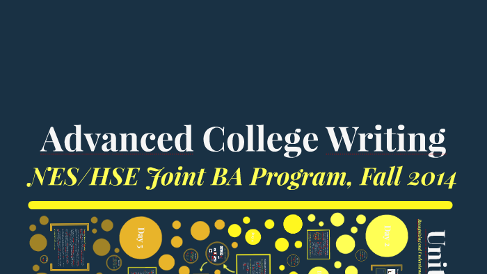 Advanced College Writing by Ashley Squires on Prezi