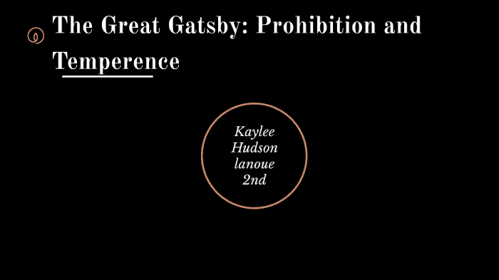 The Great Gatsby: Prohibition and Temperence by kaylee hudson on Prezi