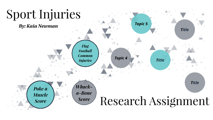 Sport Injuries Research Assignment by Kaia Newman on Prezi