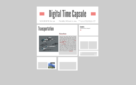 Digital Time Capsule by Sean Ding