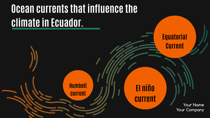 ocean currents that influence the climate in Ecuador. by André ...